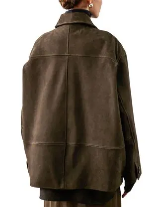 Soeur Vincenzo Suede Cropped Jacket