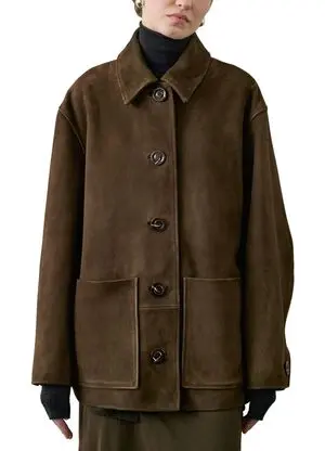 Soeur Vincenzo Suede Cropped Jacket