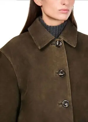 Soeur Vincenzo Suede Cropped Jacket