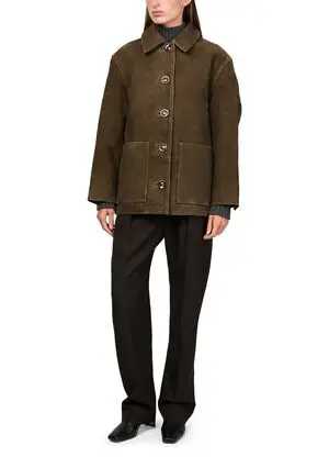Soeur Vincenzo Suede Cropped Jacket