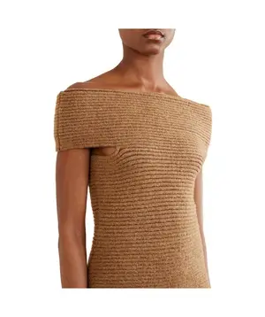 Magda Butrym Knitted Jersey Midi Dress
