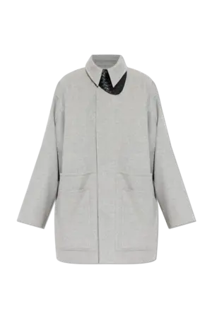 Bottega Veneta Wool Coat With Pockets