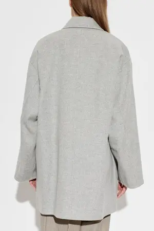 Bottega Veneta Wool Coat With Pockets