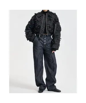 Cecilie Bahnsen Alpha Cb Ma-1 Floral-appliqué Bomber Jacket