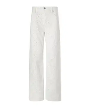 Citizens Of Humanity Lindz Broderie-anglaise Jeans - White