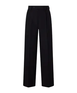 Auralee Pleated Wide-leg Trousers - No