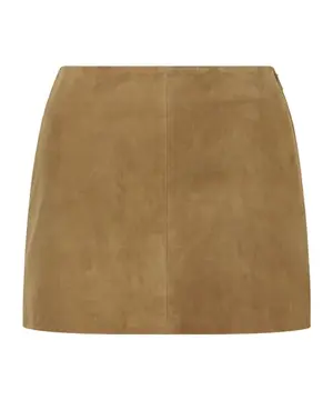 ARMA Suede Mini Skirt - Brown