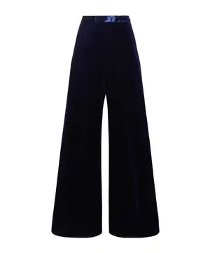 Etro Velvet Wide-leg Pants