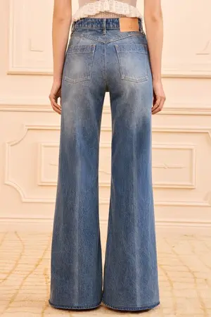 Ulla Johnson High-waisted Wide-leg Flare Jeans