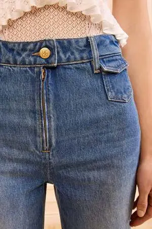Ulla Johnson High-waisted Wide-leg Flare Jeans