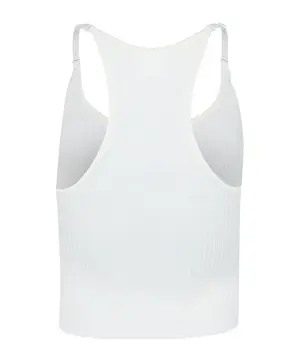 COURREGES Sleeveless Ribbed Tank Top