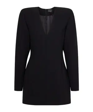 Wardrobe.NYC Vneck Blazer Mini Dress