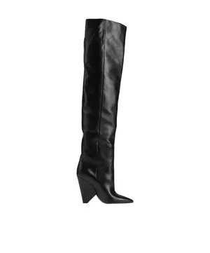 Saint Laurent Over The Knee Pointed Toe High Heel Boots