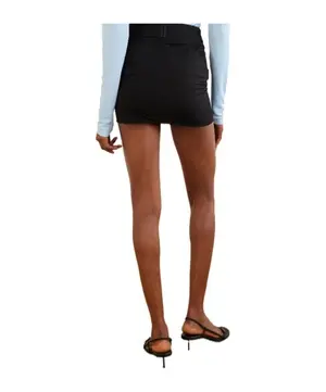 Wardrobe.NYC Seethrough Mesh Mini Skirt
