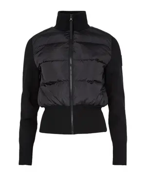 Canada Goose Hybride Large Quilted Knit Jacket