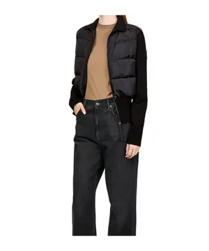 Canada Goose Hybride Large Quilted Knit Jacket