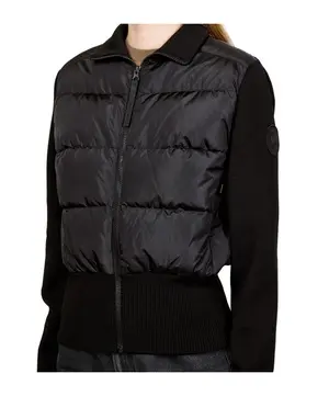 Canada Goose Hybride Large Quilted Knit Jacket