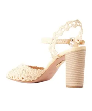AQUAZZURA Woven Design Buckle-fastening Sandals - Nude