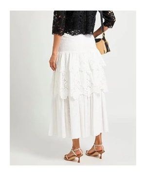 MAXCO. Max&co. Tiered Lace Maxi Skirt