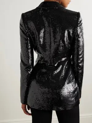 Carolina Herrera Sequined Tulle Blazer