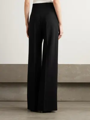 Carolina Herrera Diane Wool Blend Wide-leg Pants