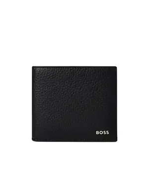 Hugo Boss Solid Color Wallet - Black