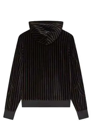 Kenzo Velvet Striped Zip-up Hoodie