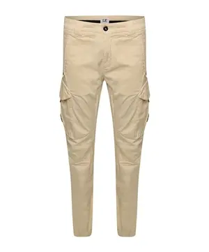 C.P. COMPANY Sateen Stretch Cargo Lens Pants - No