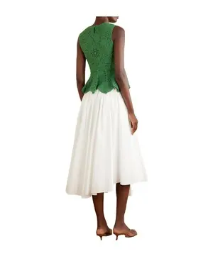 Ulla Johnson Crochet-knit Cotton Top