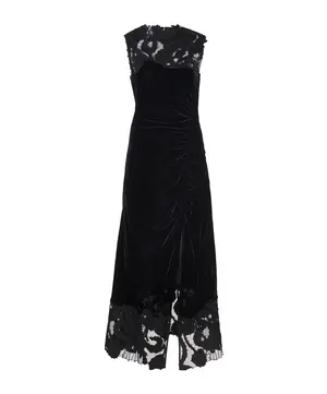Ulla Johnson Rosaria Embroidered Ruched Dress
