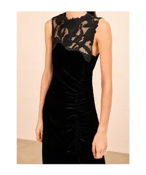 Ulla Johnson Rosaria Embroidered Ruched Dress