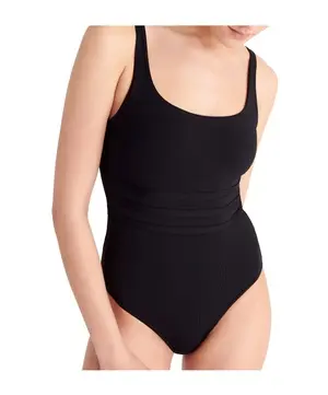 ERES Solid Color One-piece Swimsuit