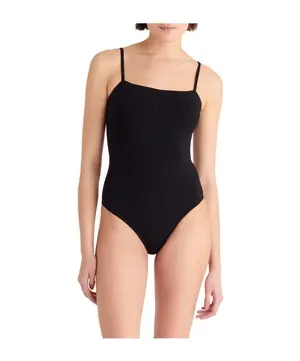 ERES Solid Color One-piece Swimsuit