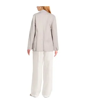 MAXCO. Striped Single-breasted Suit