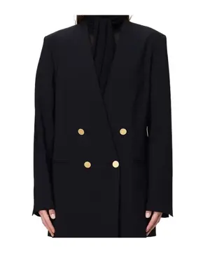 Alberta Ferretti Double-breasted Jacket - Black