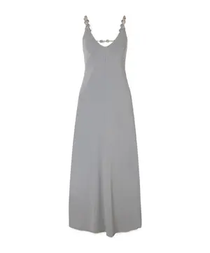ERES Sculpturale Bead-embellished Stretch-jersey Maxi Dress