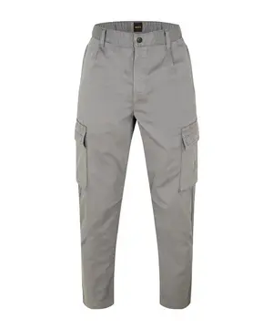 Hugo Boss Elasticwaist Cargo Trousers - Gray
