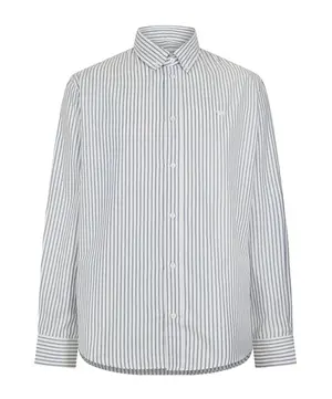 Maison Kitsuné Striped Longsleeve Shirt - Blue