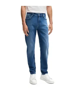 Hugo Boss Washed Cropped Jeans