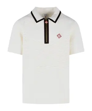Casablanca Waffle Polo Shirt