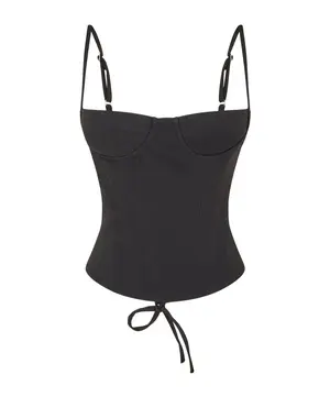 Hugo Boss Solid Color Top - Black