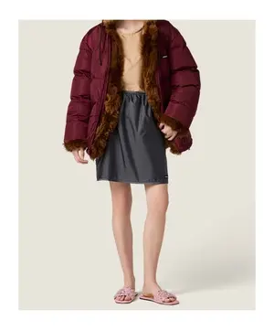 Miu Miu Technical Fabric Skirt