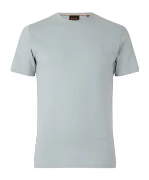 Hugo Boss Orange Tales T-shirt With Logo Patch Premium Cotton - Green