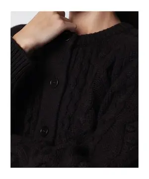LISA YANG Cable-knit Cashmere Cardigan