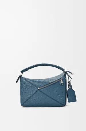 Loewe Petit Sac Featherlight Puzzle En Cuir D'autruche