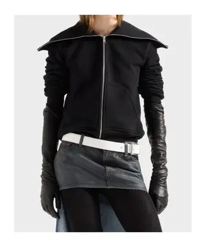 7 For All Mankind High-neck Zip-up Hoodie
