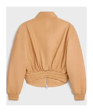 Celine Plongé Lambskin Jacket - Eggshell