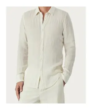 Canali Buttoned Linen Shirt