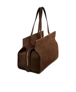 Khaite Leather Top Handle Bag