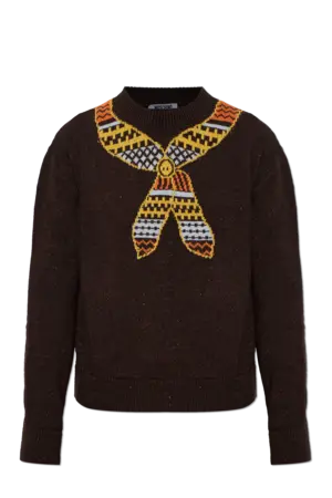 Moschino Sweater With A Colorful Pattern